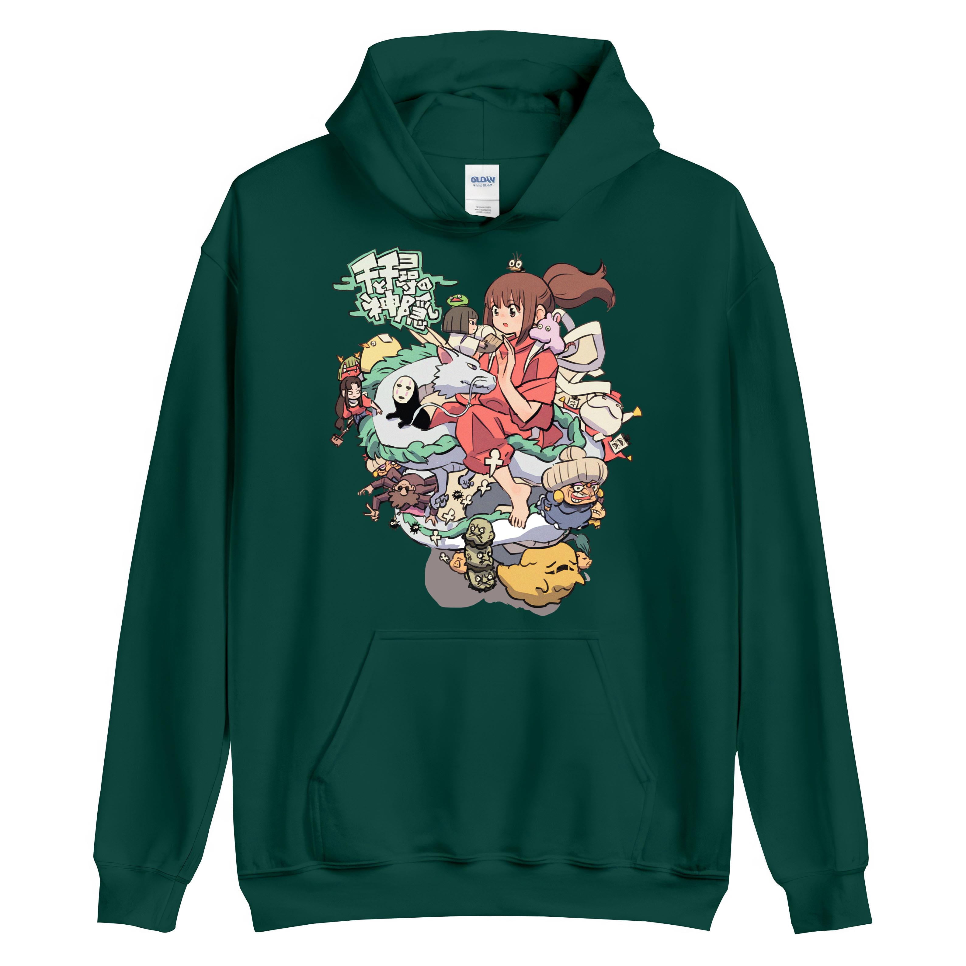 Ghibli Spirited Away Shirt, Studio Ghibli shirt , Chihiro Haku No-face ...