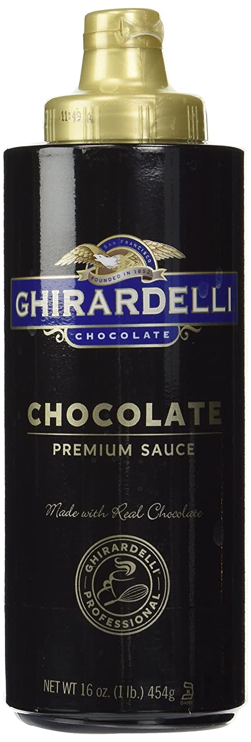 Ghirardelli, Chocolate Sauce, 16oz Squeeze bottle, Black Label ...