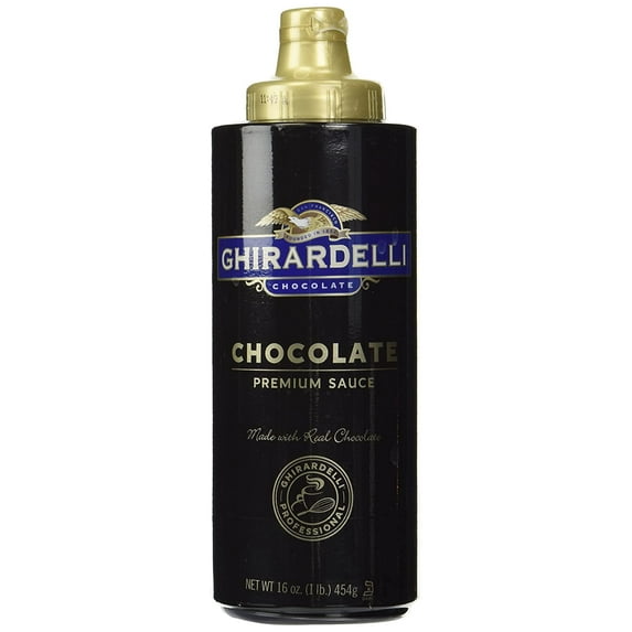 Ghirardelli Chocolate Sauce, Rich Flavor, 16oz Squeeze Bottle, Espresso ...