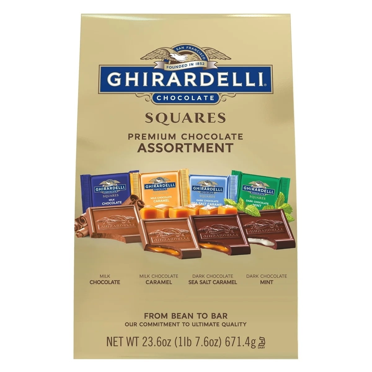 Ghirardelli Chocolate Squares Assortment, 23.6 Ounce - Walmart.com