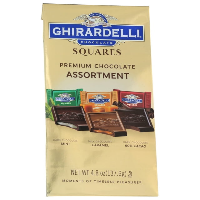 Ghirardelli Chocolate Squares, Premium Chocolate Assortment, 4.85 Oz ...