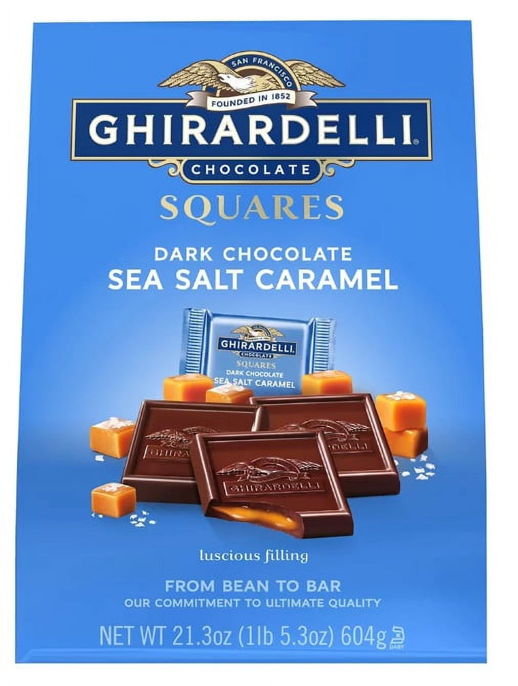 Ghirardelli Dark Sea Salt Caramel Squares - Walmart.com