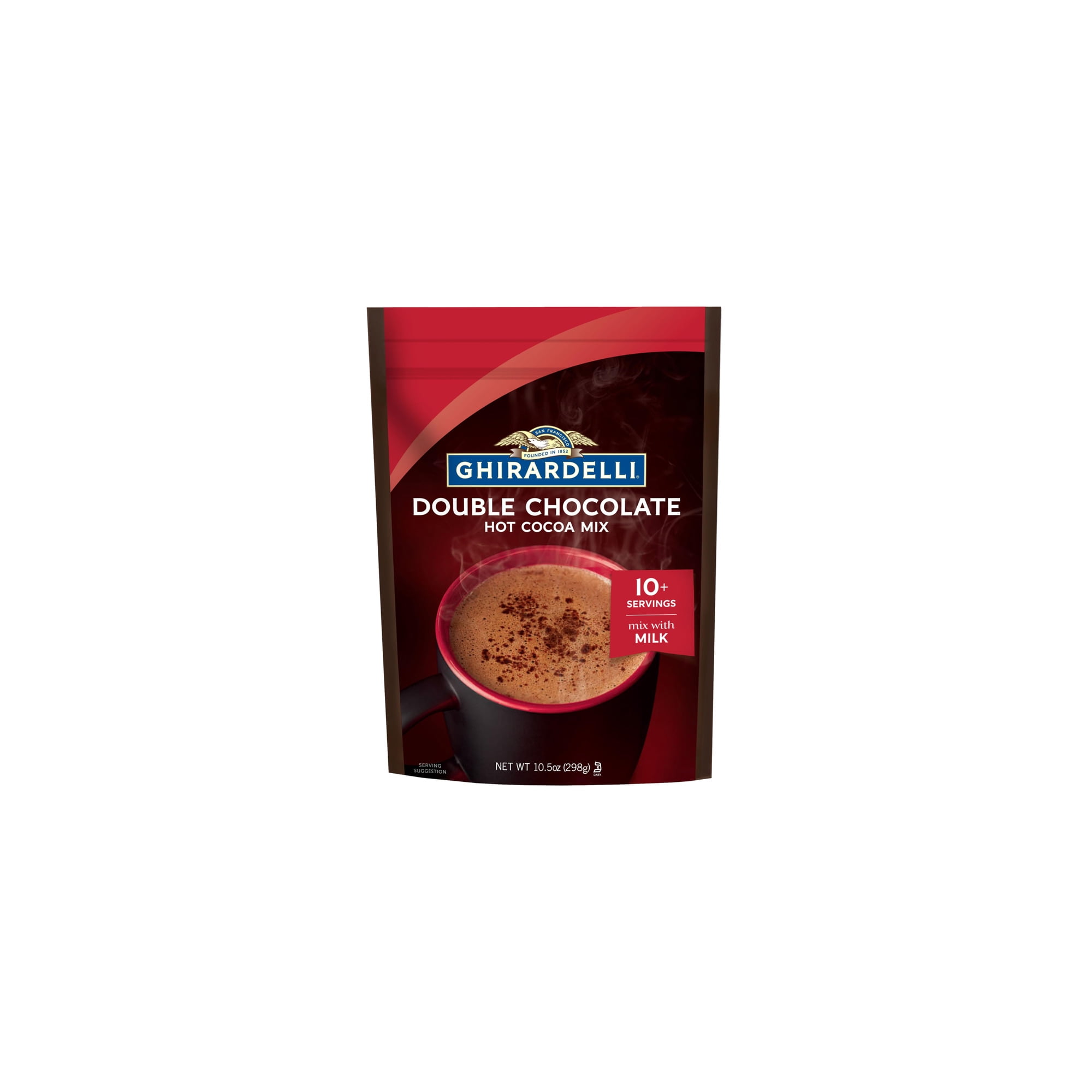 Ghirardelli Hot Chocolate Pouch Double Chocolate 10.5 oz (Pack of 3 ...