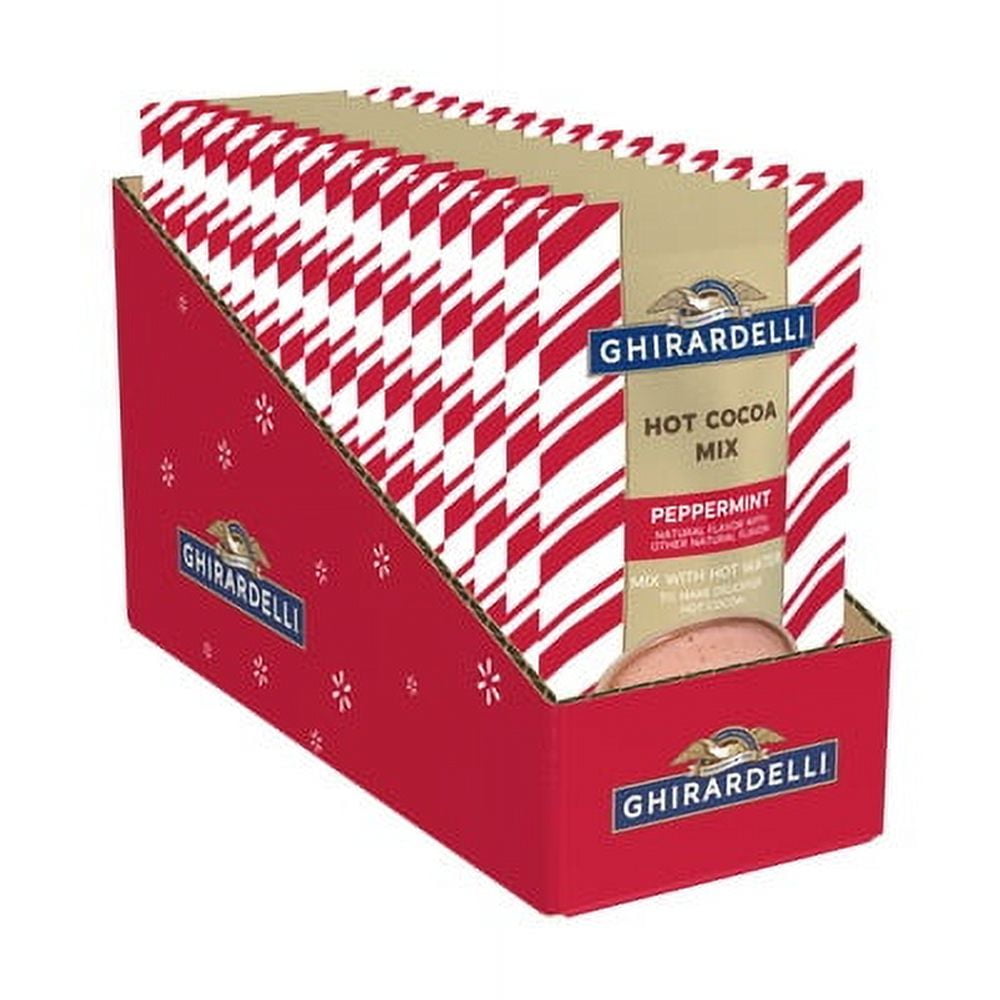 Ghirardelli Peppermint Hot Cocoa Mix Packet (16 PACKS) - Walmart.com