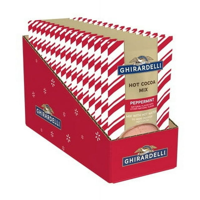 Ghirardelli Peppermint Hot Cocoa Mix Packet (16 PACKS) - Walmart.com