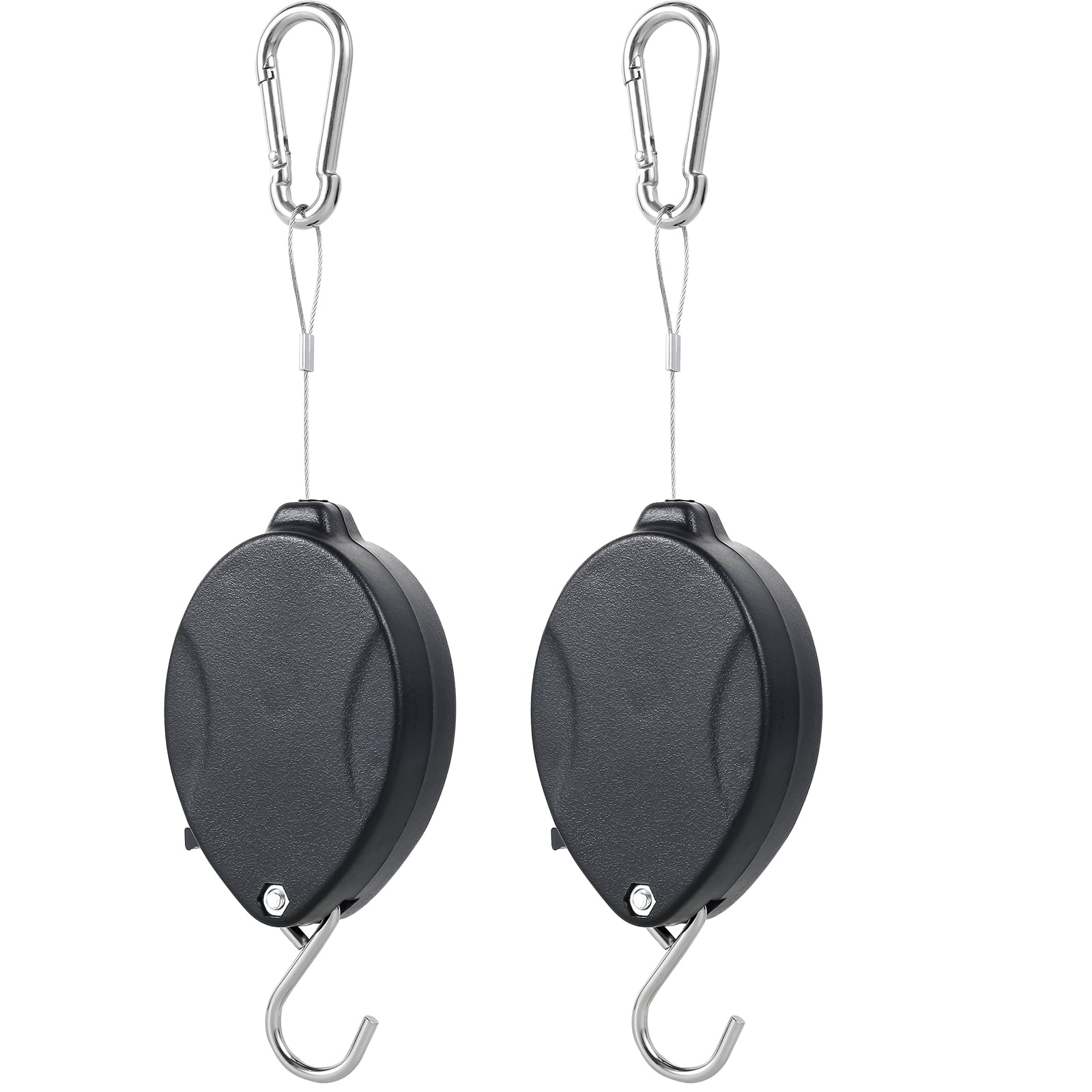 Ghojet 2Pcs Retractable Plant Hanger Adjustable Plant Pulley 25kg Heavy ...