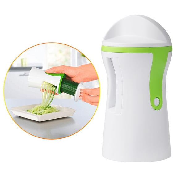 Ghojet 3 in 1 Spiral Vegetable Slicer, Rotating Veggie Cutter, Julienne ...