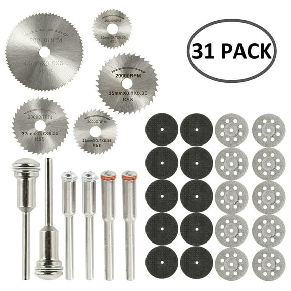 32Pcs Cutting Wheel Set For Rotary Tool, Saw Blades Set Cutting Drill ...