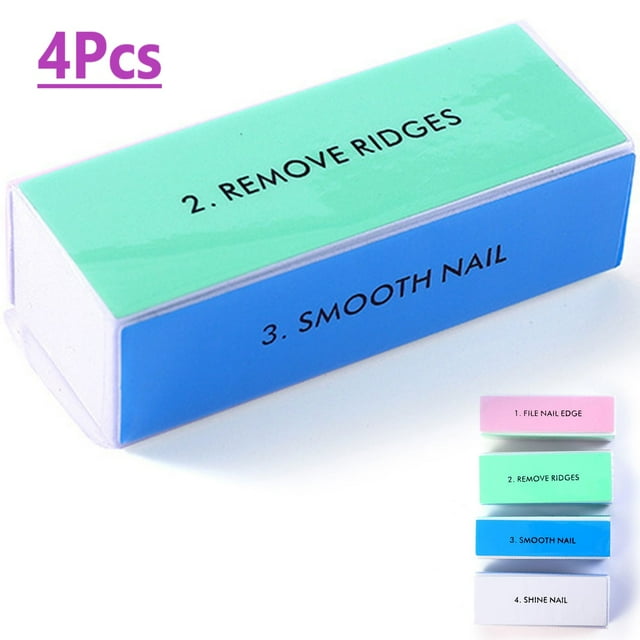 Ghojet 4 Way Shiny Block / 4 Step Buffing Block Shine Nail Buffer ...