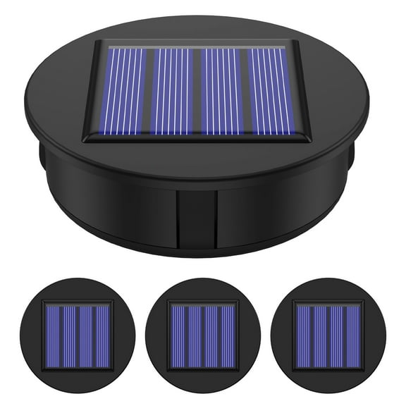 OKYMOTOR Pack of 4 IP65 Waterproof LED Solar Light Replacement Tops ...