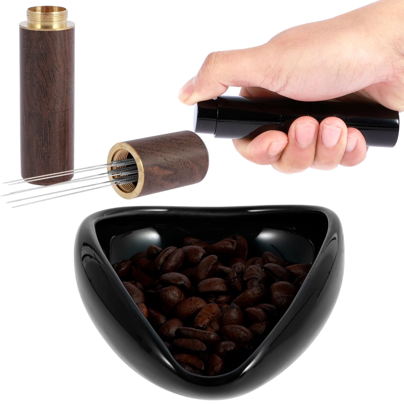 Ghojet Coffee Bean Dosing Cup and 8ml Spray Bottle Set Ceramic Dosing ...
