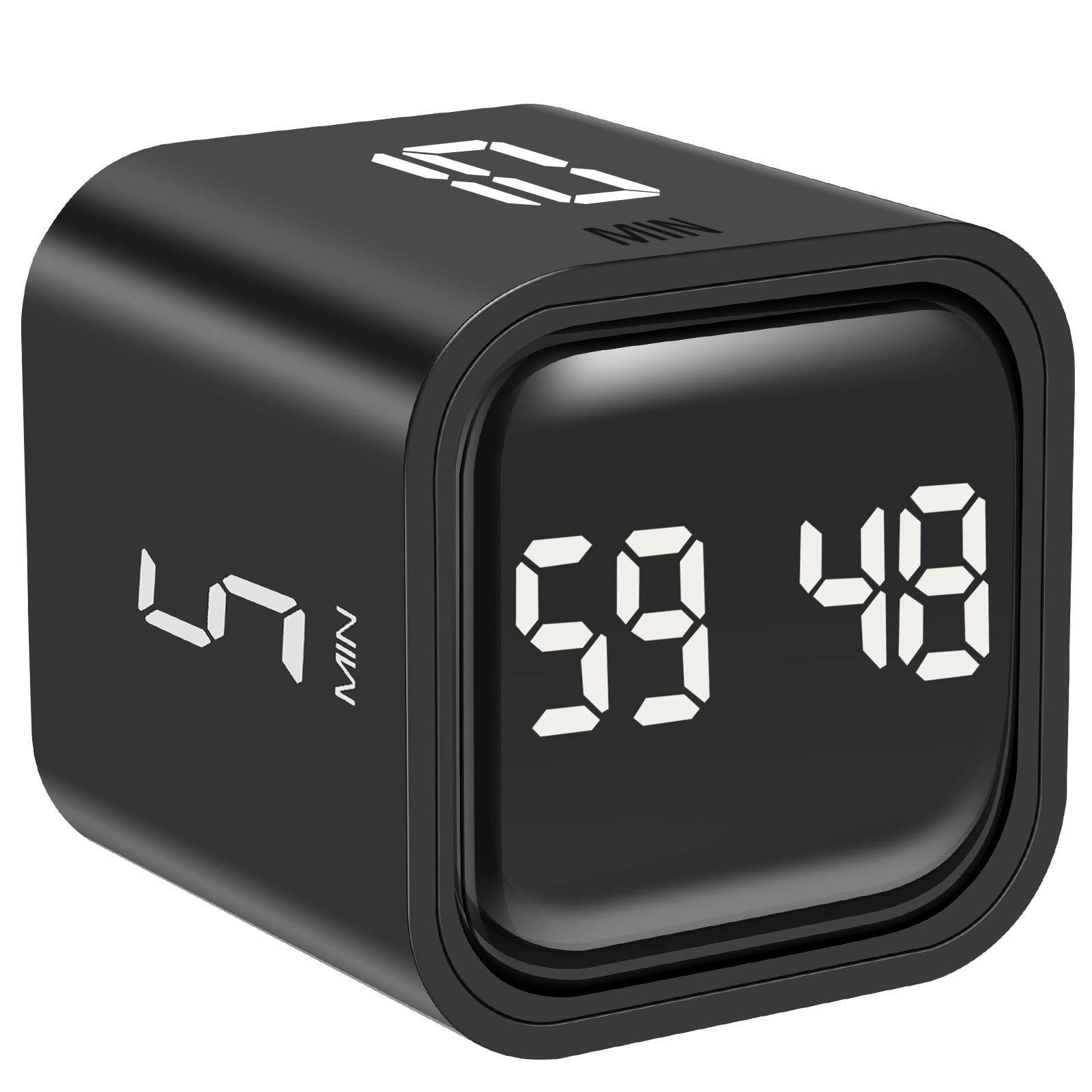 Ghojet Cube Timer Rotation Timer Compact Time Management Cube Portable Productivity Timer