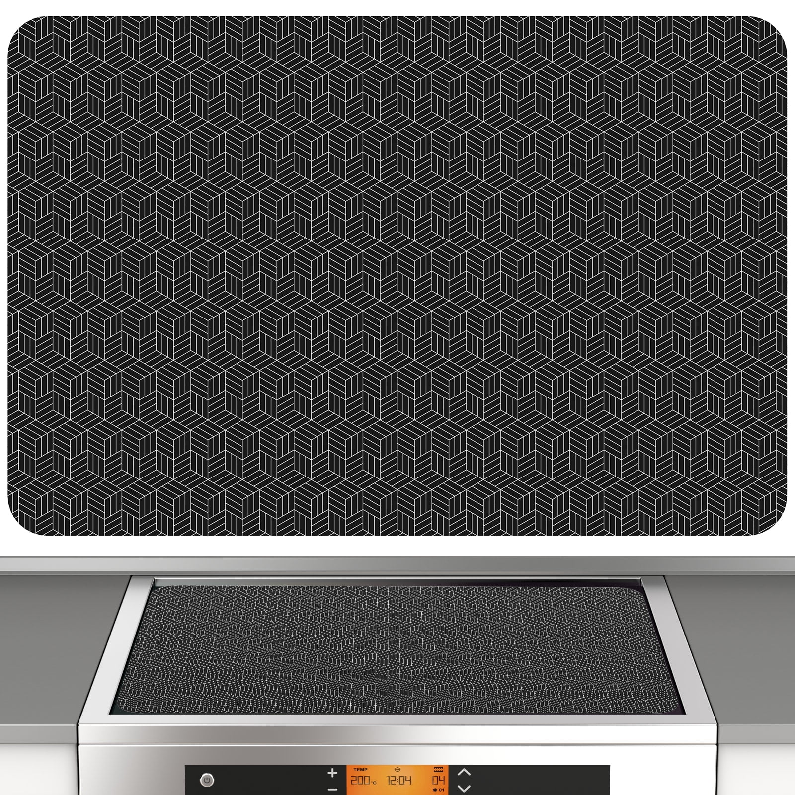 Ghojet Large Induction Cooktop Protector Mat 20.5x30.8 in Electric ...