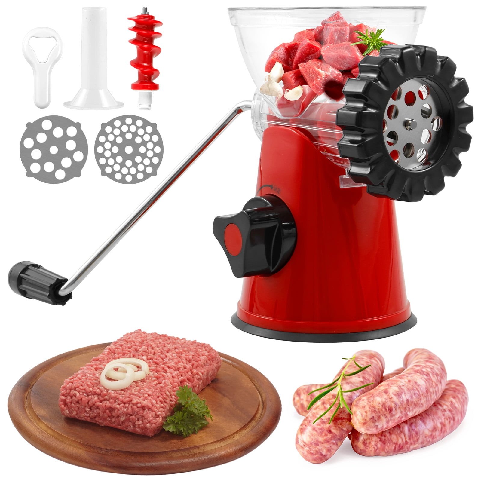 Ghojet Manual Meat Grinder with Hand Crank Food Grade Meat Grinder ...