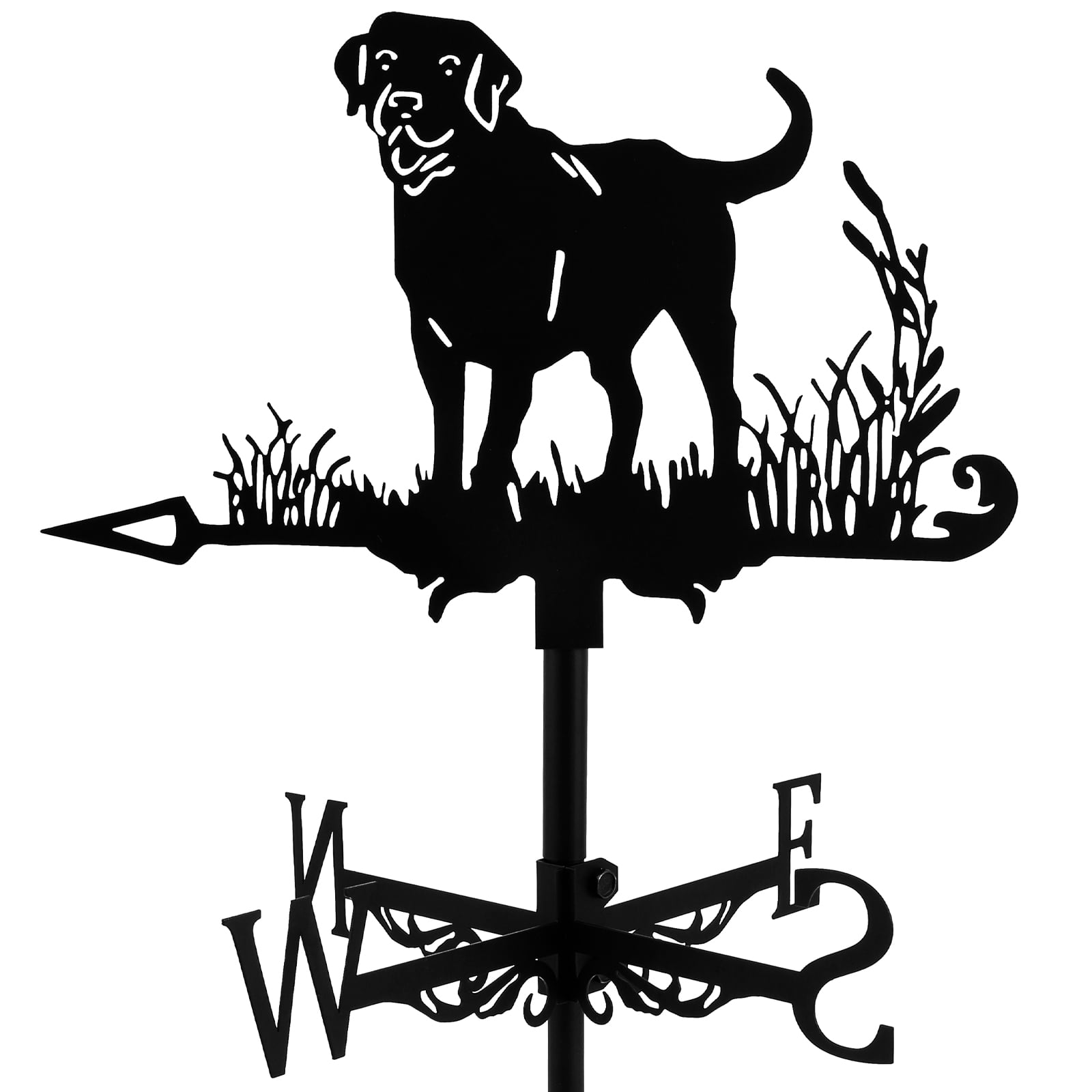 Ghojet Metal Weather Vane,Farmer and horse Weather Vane Wind Direction ...