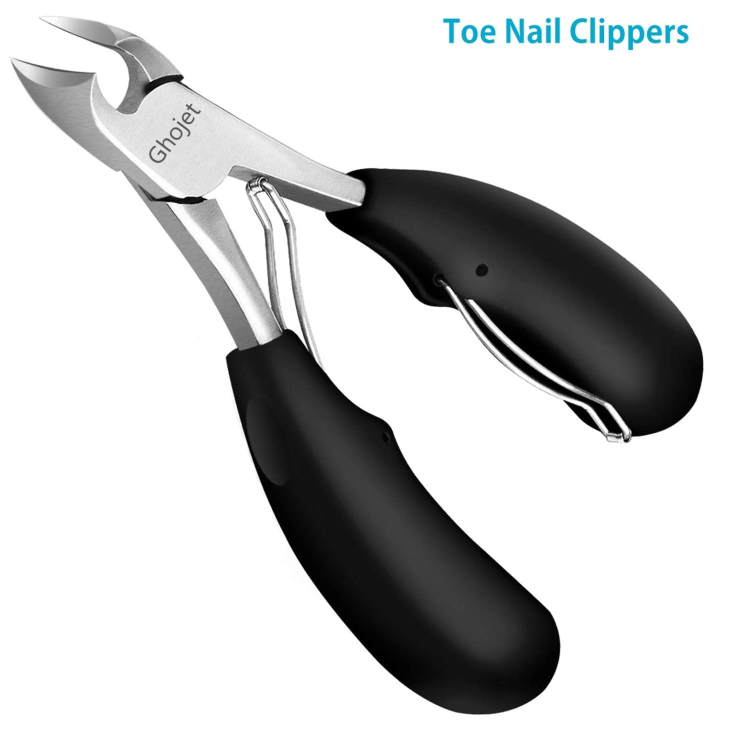 Ghojet Professional Toenail Clippers, 2Pcs Set for Thick, Fungal Nails ...