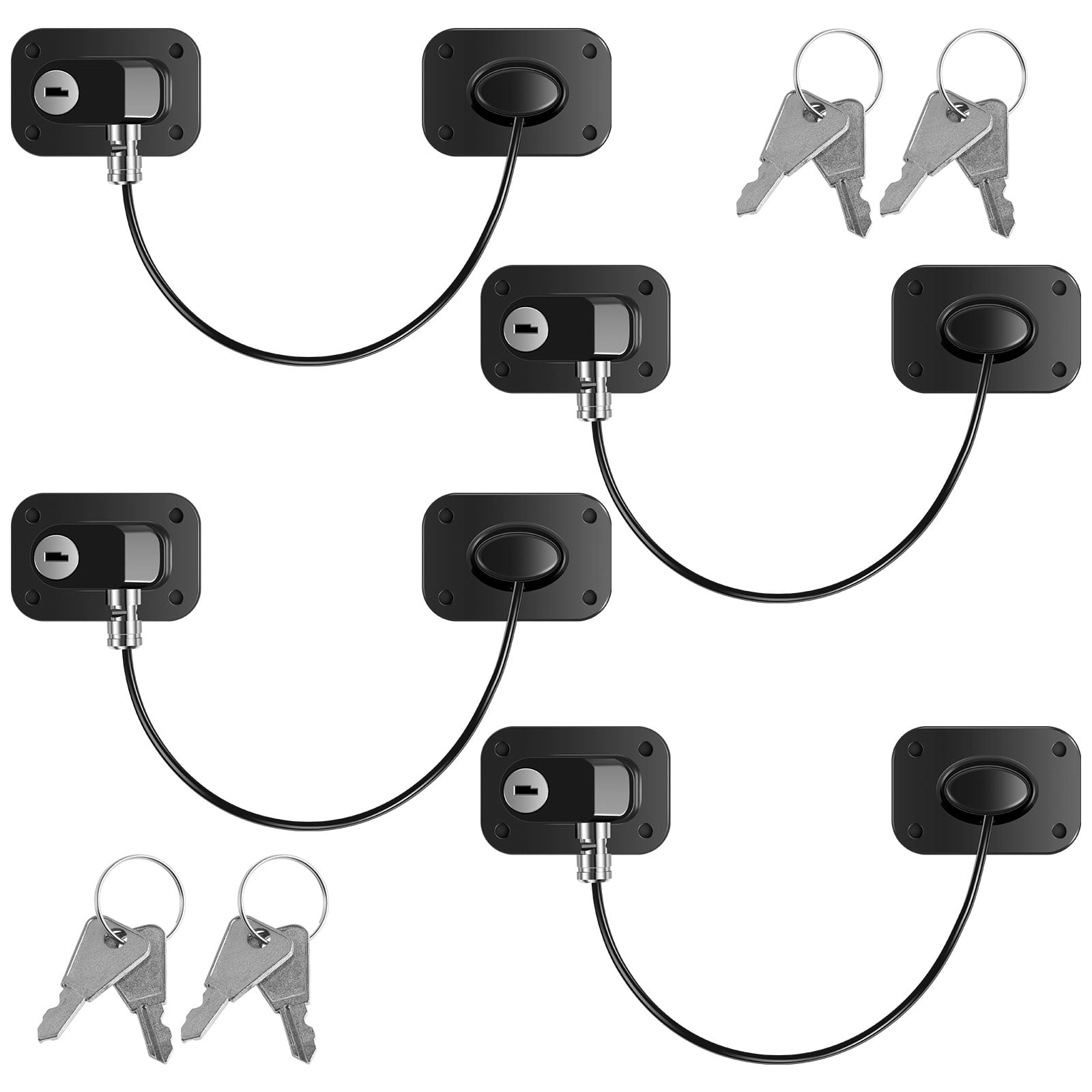 4Pcs Child Safety Locks, Baby Proofing Cabinet Lock U Shaped Baby ...