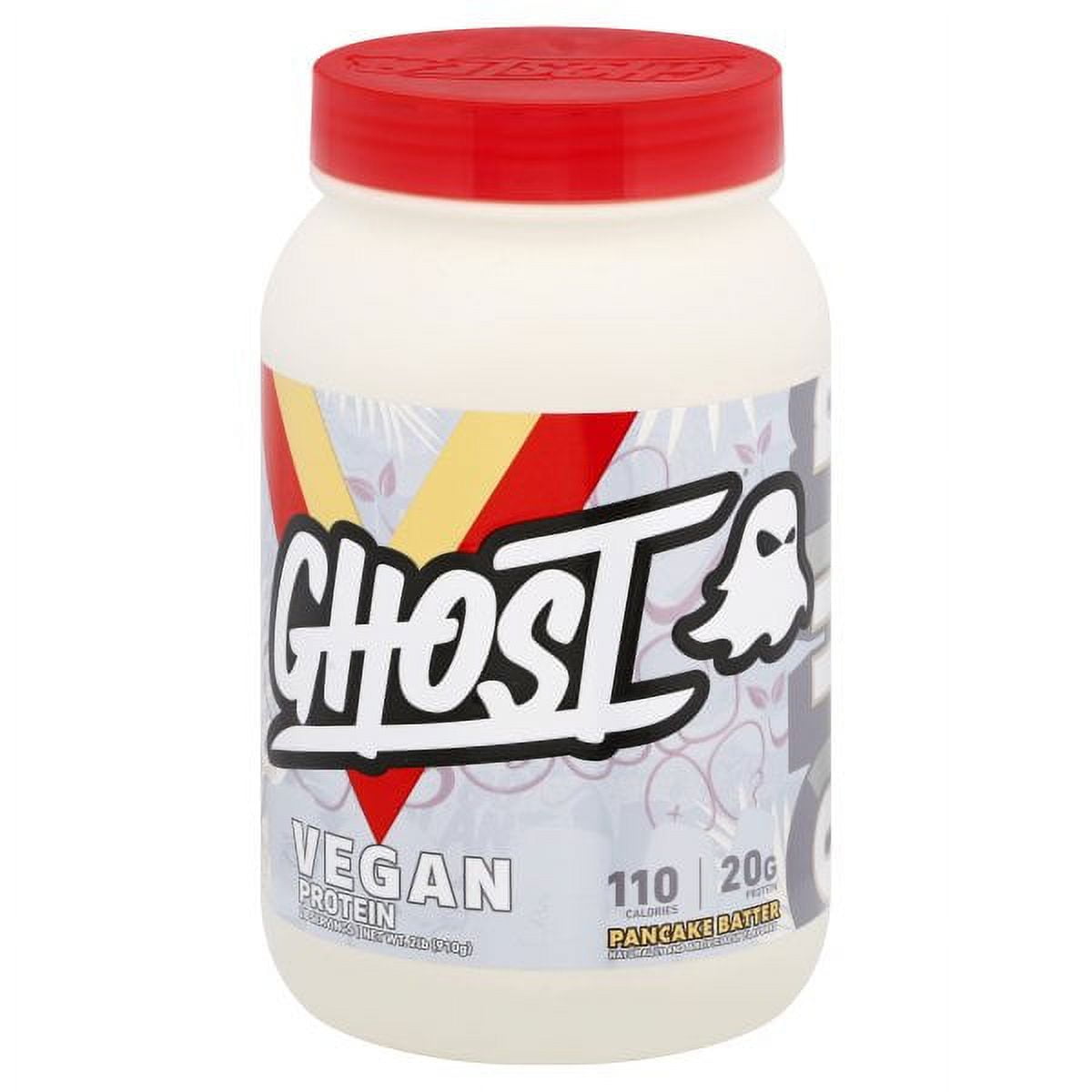 Ghost 100% Vegan Plant Based Protein Powder 2lb Tub (Pancake Batter ...