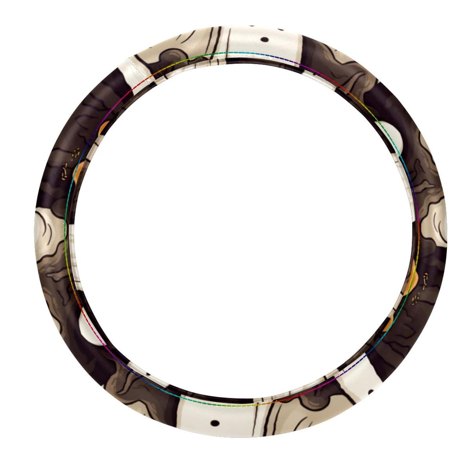 Ghost 14.5 Inch Printing PVC Leather Car Wheel Cover, Steering Wheel ...