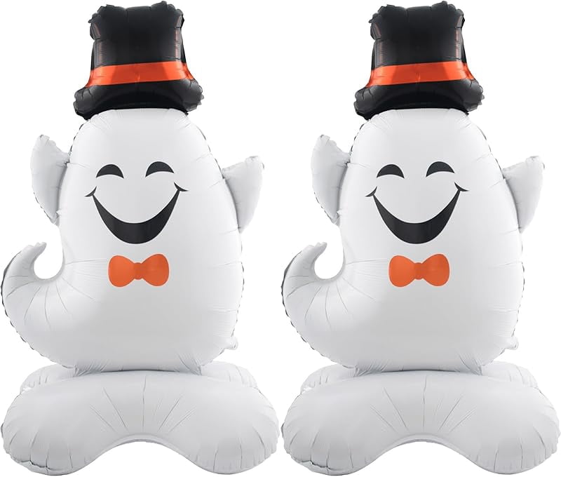 Ghost Balloons Halloween Balloons Self Standing Hat Ghost Balloons for ...