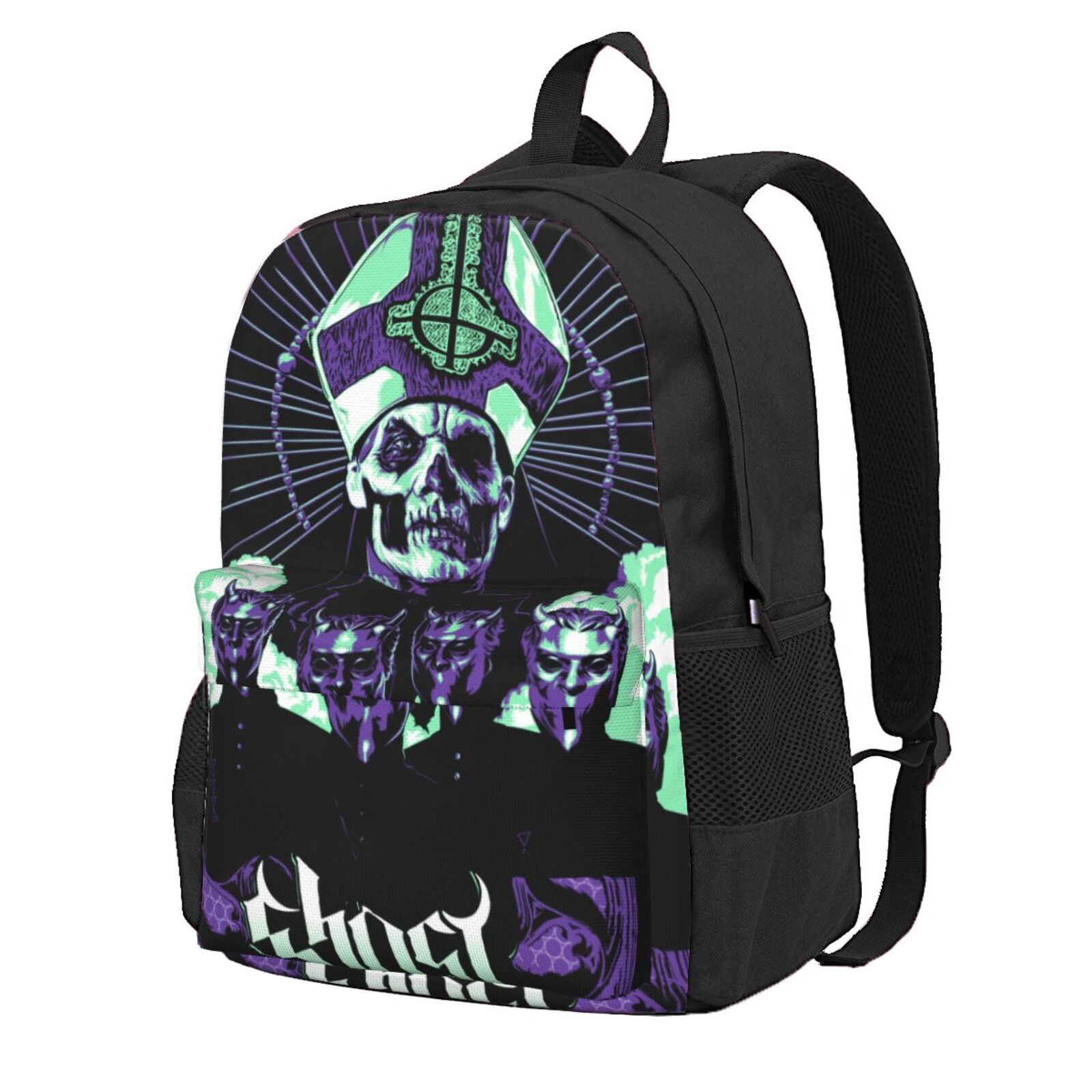 Ghost Band Infestissumam Casual Daypack Laptop Backpack Student School ...
