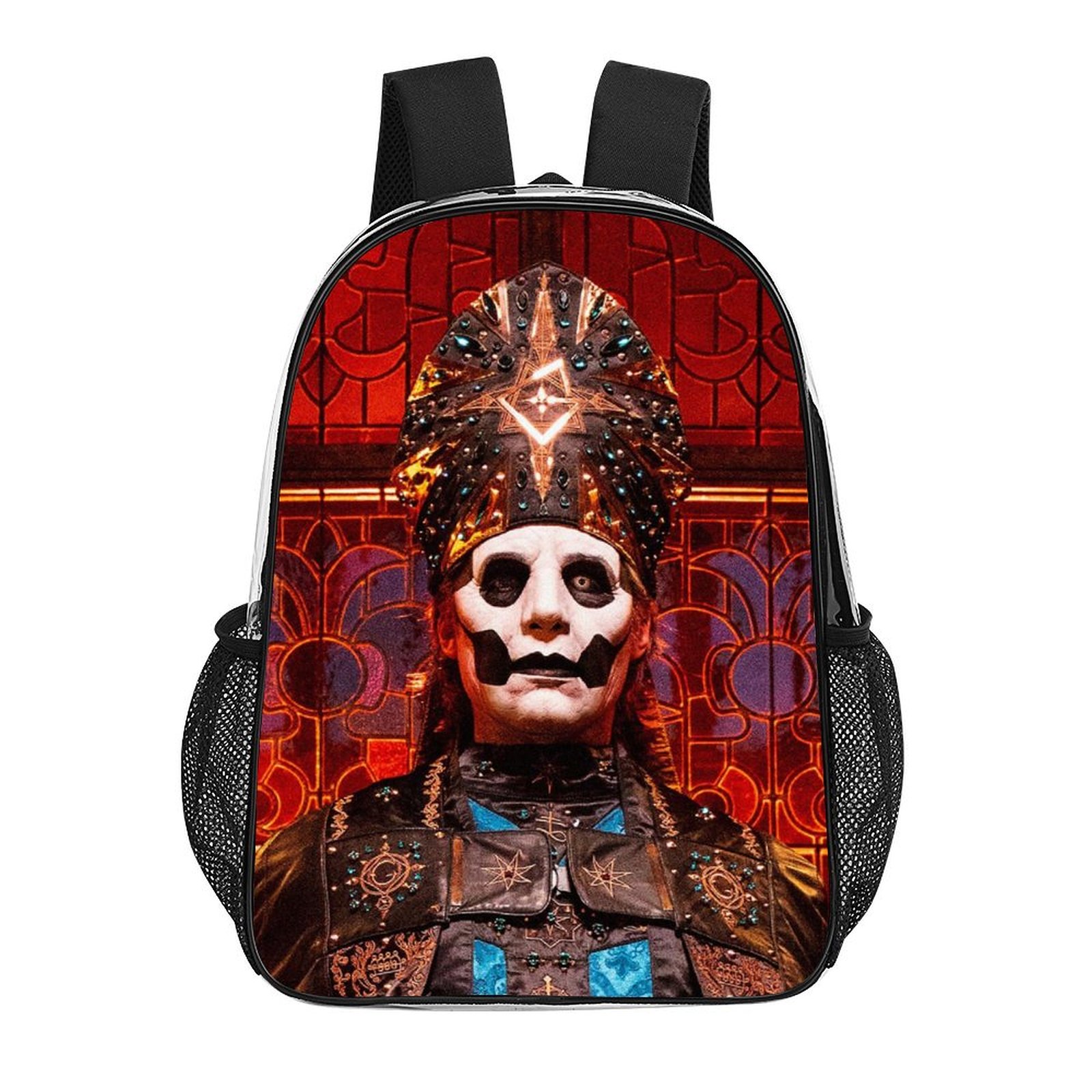 Ghost Band Popestar Clear Backpack Large Capacity Daypack Clear Through ...