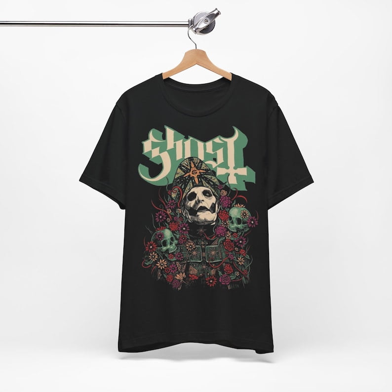 Ghost Band Shirt T-Shirt Papa Ghost Metal Merch Unisex - Walmart.com