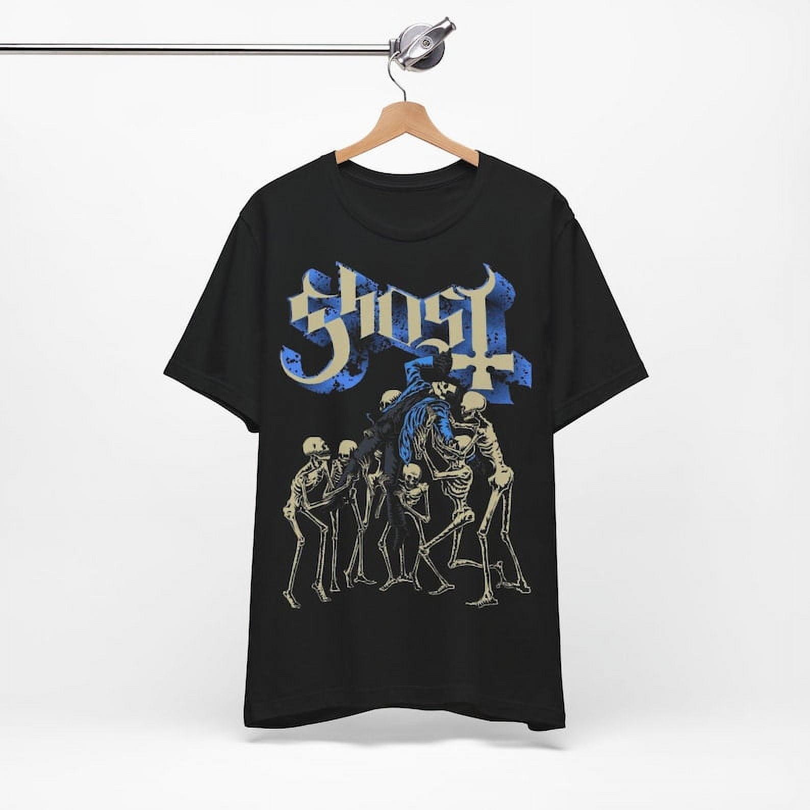 Ghost Band Skeleton Metal Band Shirt T-Shirt Merch Unisex - Walmart.com