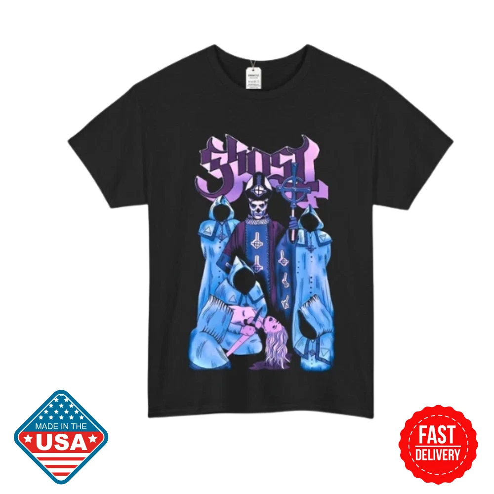 Ghost Band World Tour 2025 Tour Dates Skeletour Merch T-Shirt Unise ...