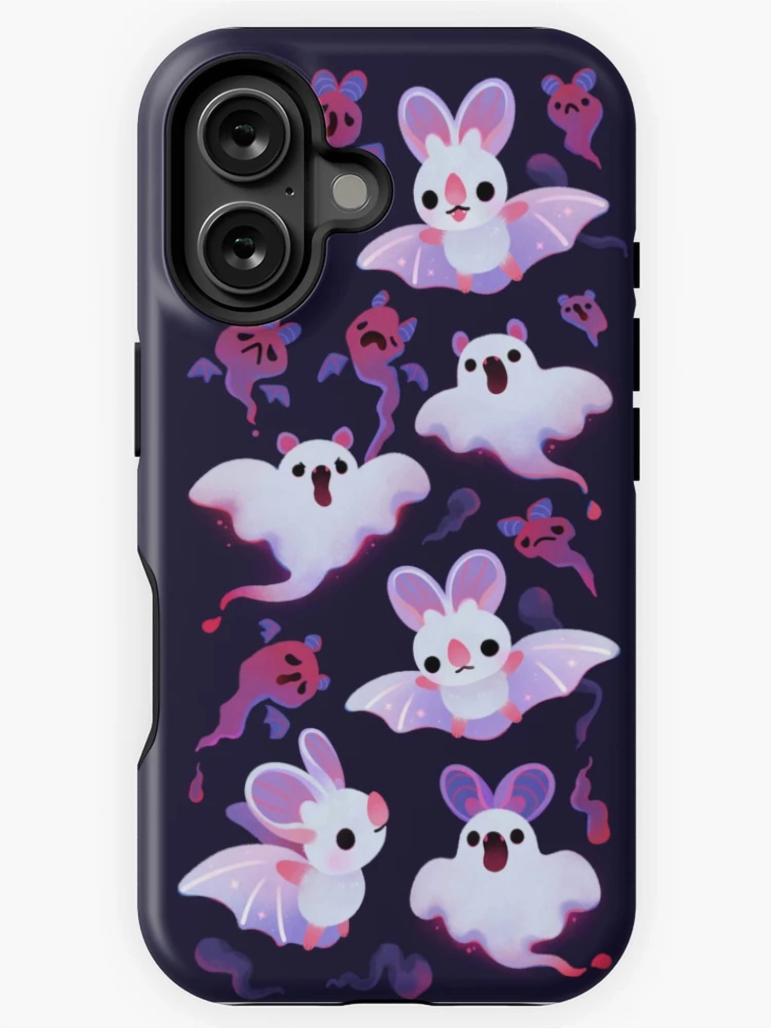 Ghost Bat Phone Case - Compatible with iPhone 11 through 16 Pro Max ...