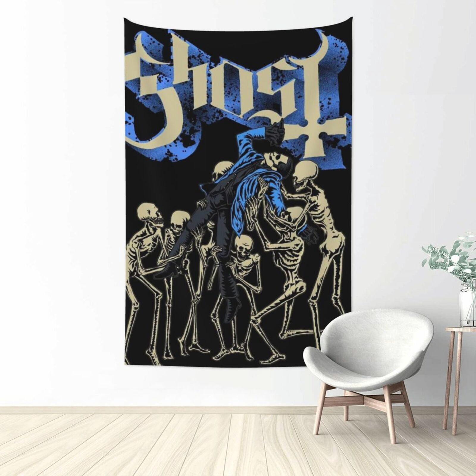 Ghost Bedroom Tapestry, King Size, Wall Hanging, Wall Decor, College ...