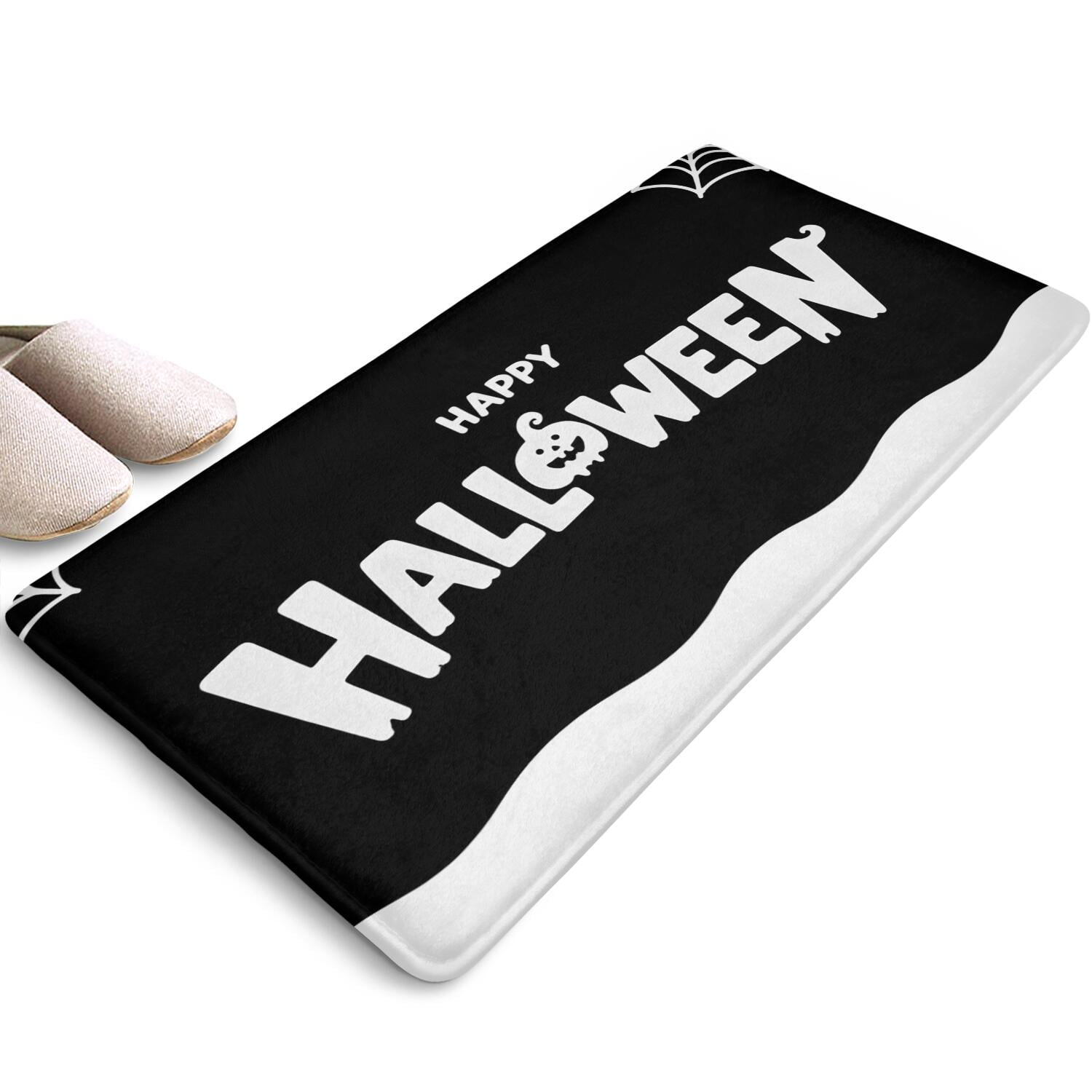 Ghost Boo Spooky Welcome Doormat,Home Decor Halloween Low-Profile Door ...