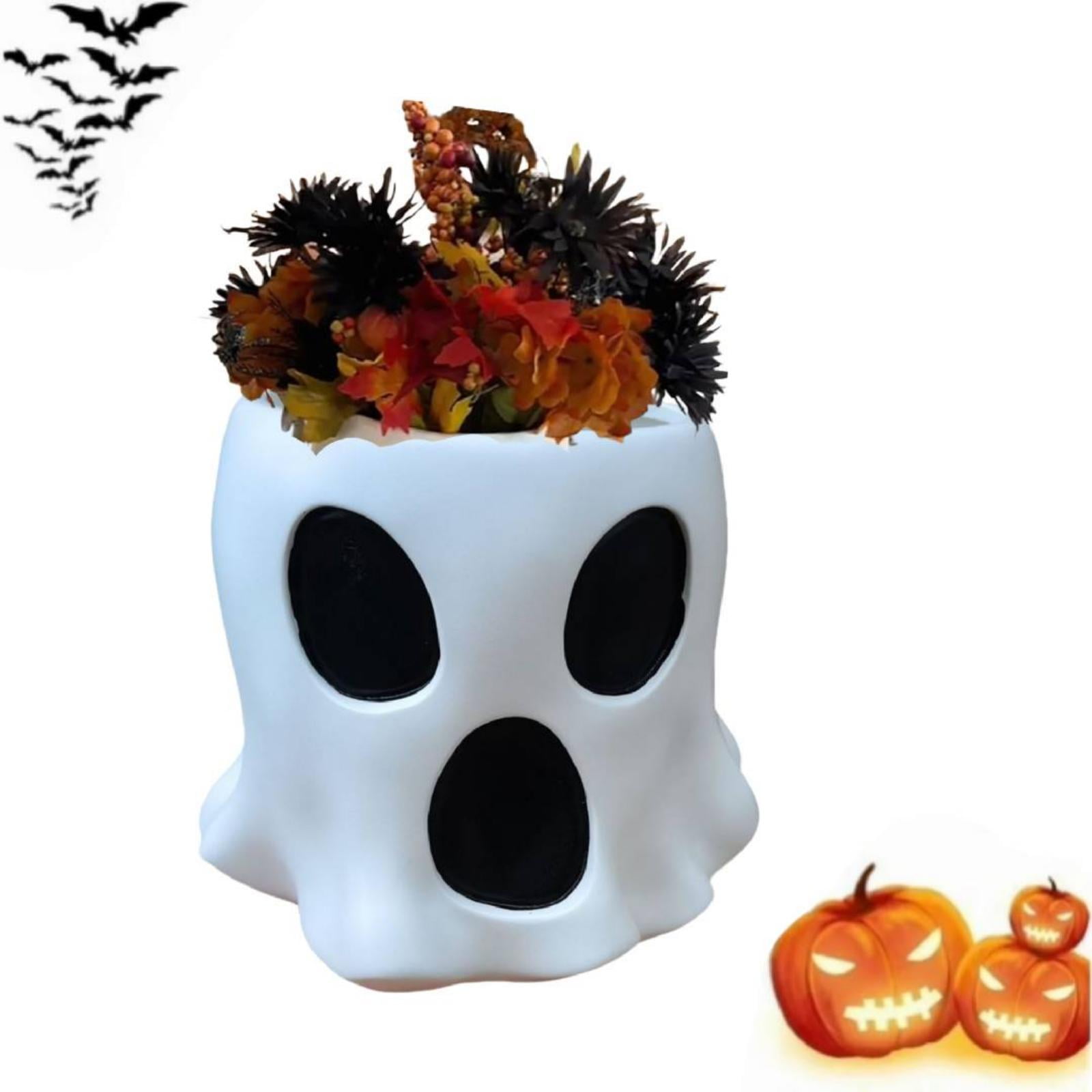 Ghost Bucket – 2025 New Cute Ghost Planter, Ghosts Vase, Candy Bowl for ...