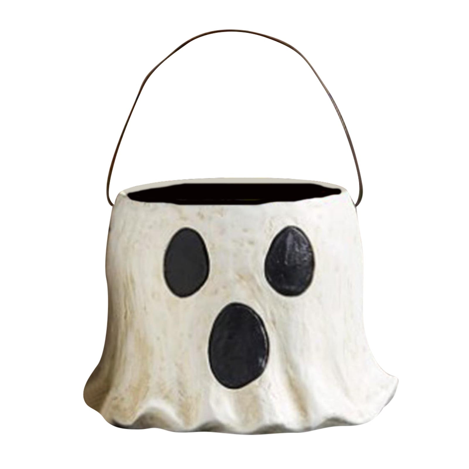 Ghost Bucket Decor Halloween Vase Cutest Ghost Candy Bowl Planter Pot ...