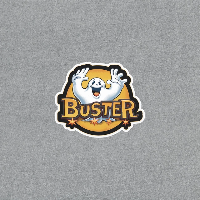 Ghost Buster Sticker - Spooky Cartoon Halloween Decal For Kidsphone ...