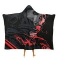 Ghost Call of Duty Mobile Cloak Hooded Blankets Soft Wearable Blanket ...