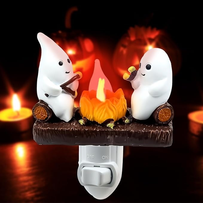 Ghost Campfire Flickering Night Light, Ghosts Campfire Flicker Flame ...