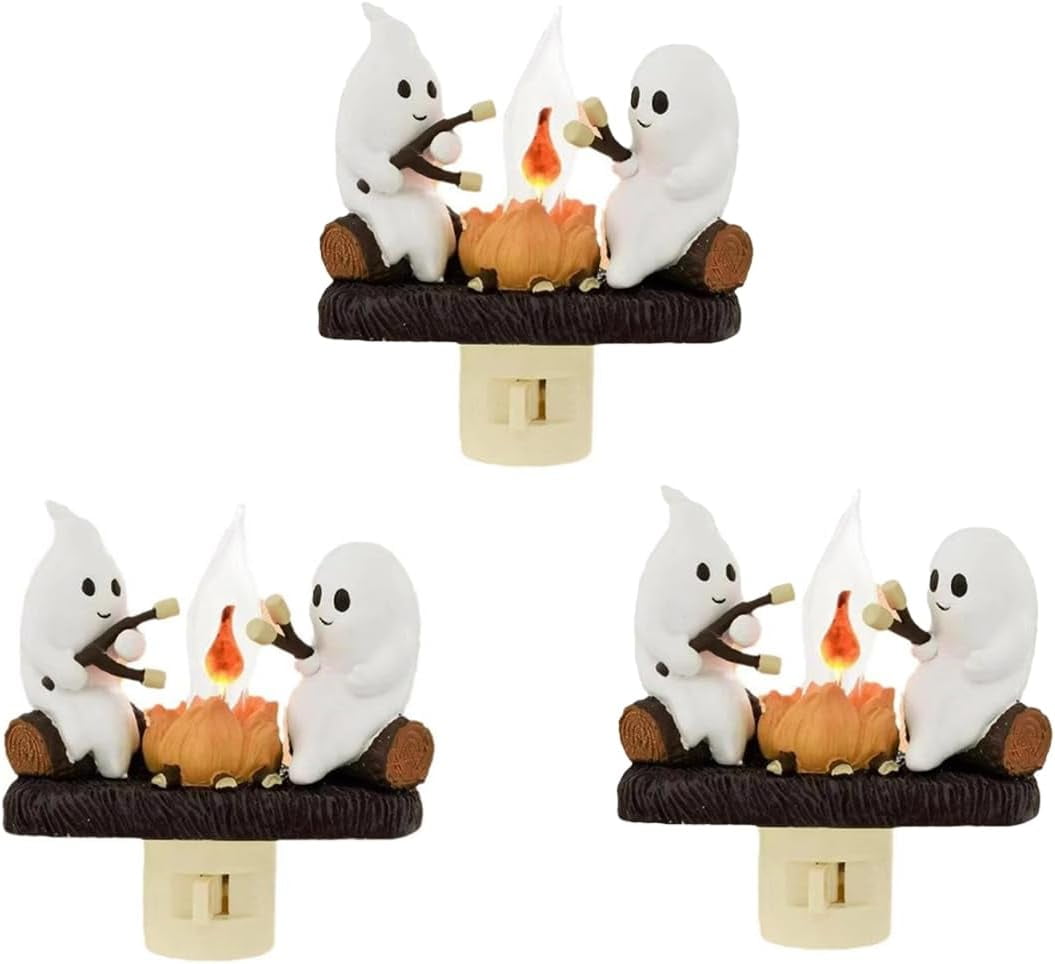 Ghost Campfire Flickering Night Light LED Ghost Campfire Nightlight ...