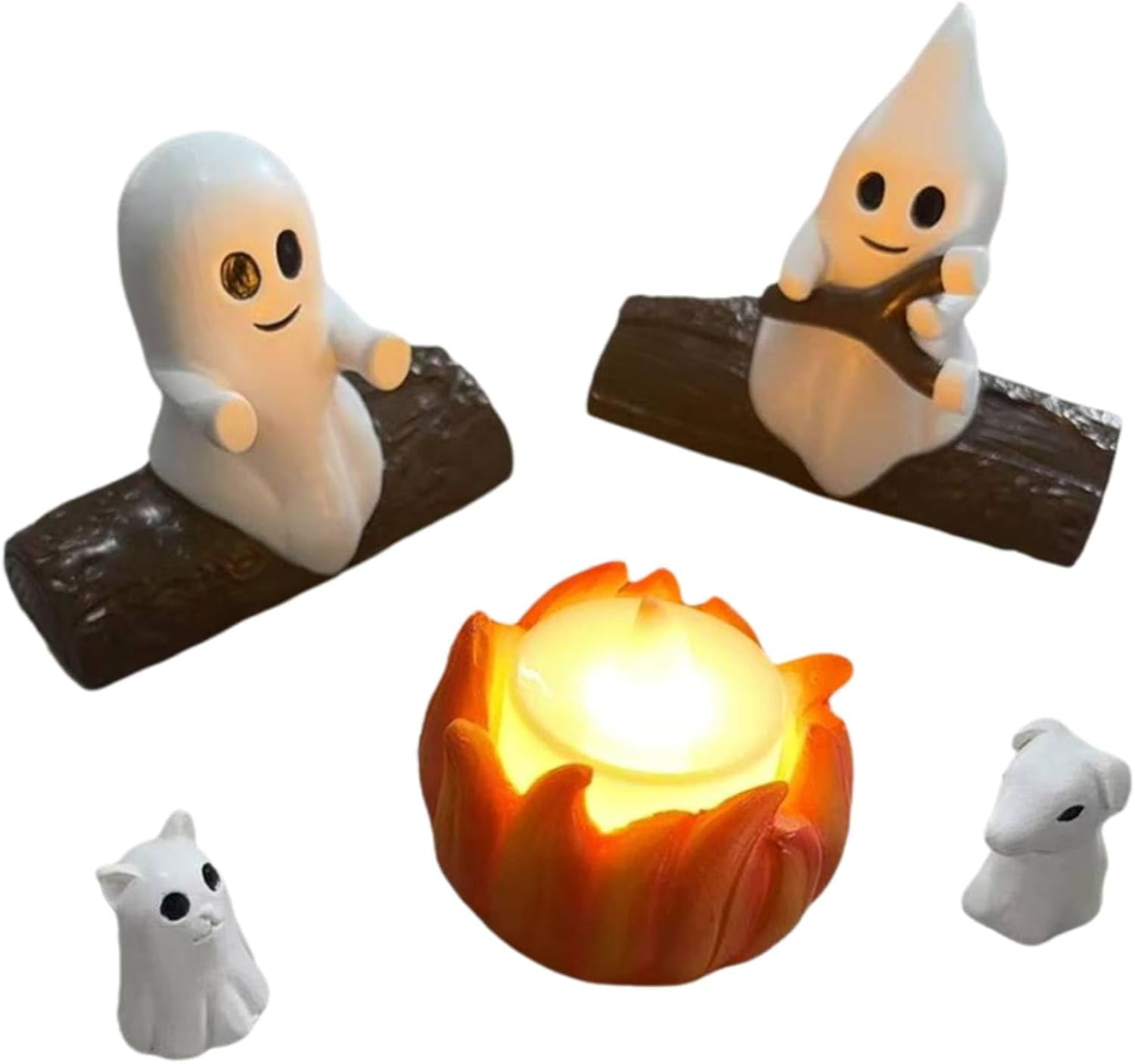 Ghost Campfire Gathering, 2025 Ghost Campfire Flickering Nightlight, 2 ...