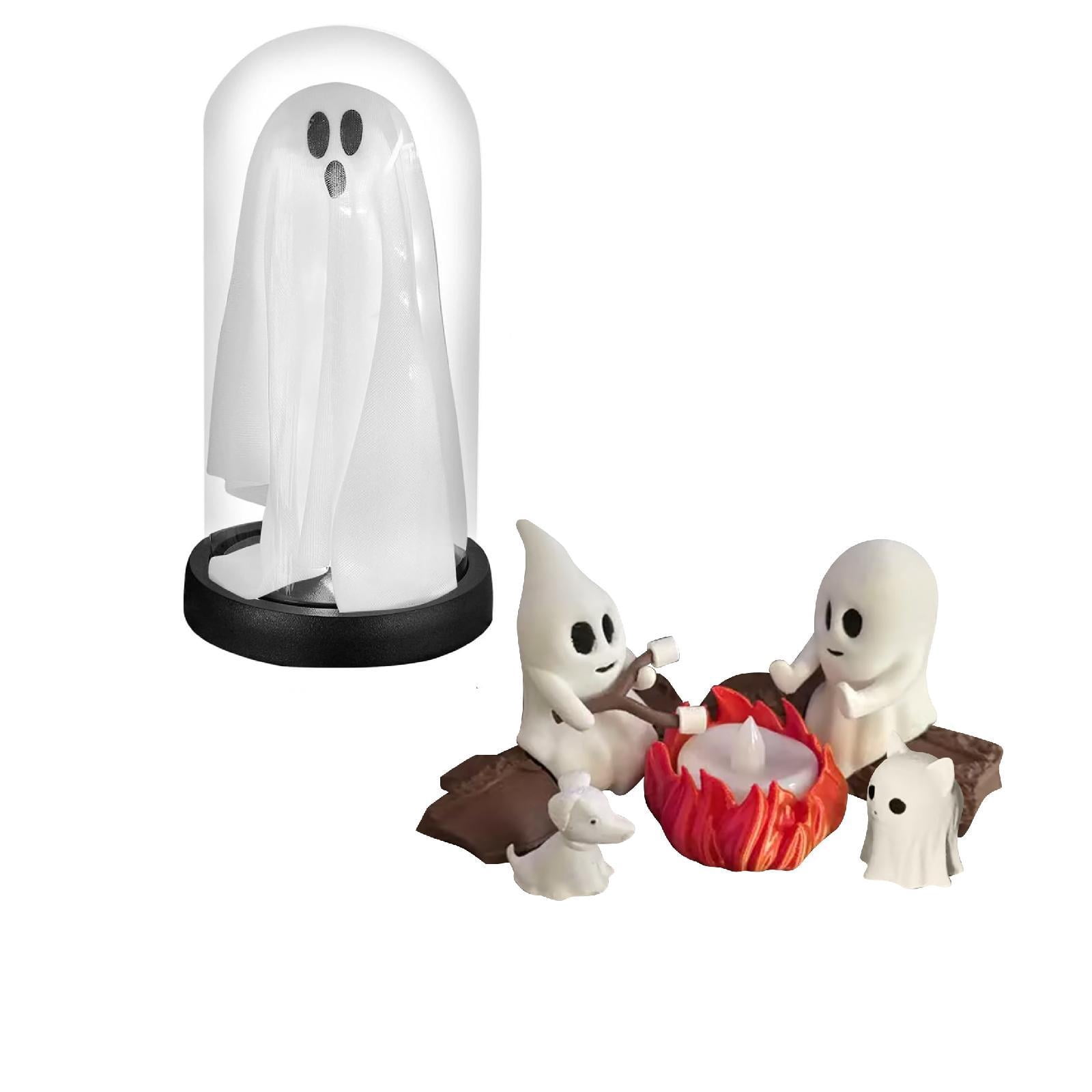 Ghost Campfire Gathering and Cloak Ghost Lamp,Ghost Campfire Flickering ...