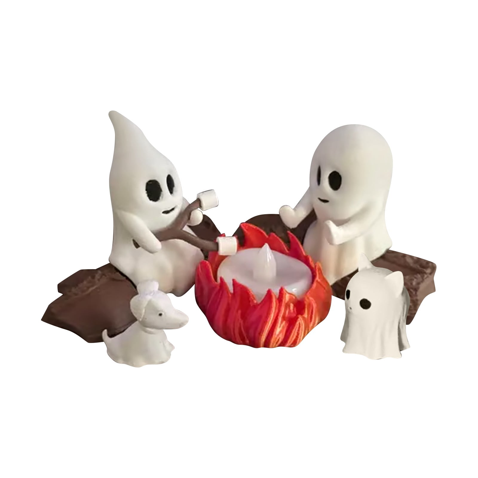 Ghost Campfire Gathering,Ghost Campfire Flickering Nightlight,Spirits ...