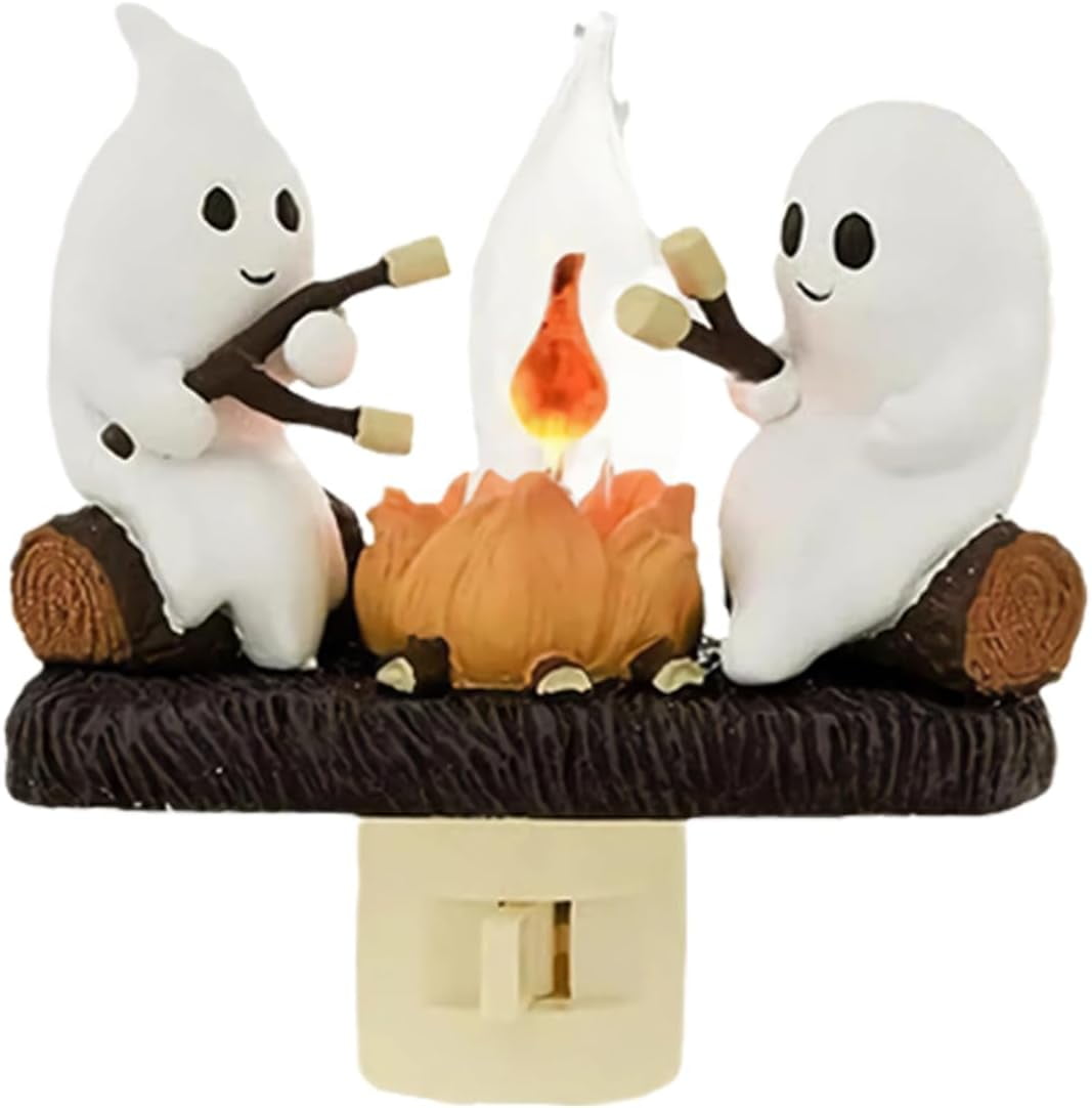 Ghost Campfire Nightlight,Campfire Night Light,Realistic Flickering,Led ...