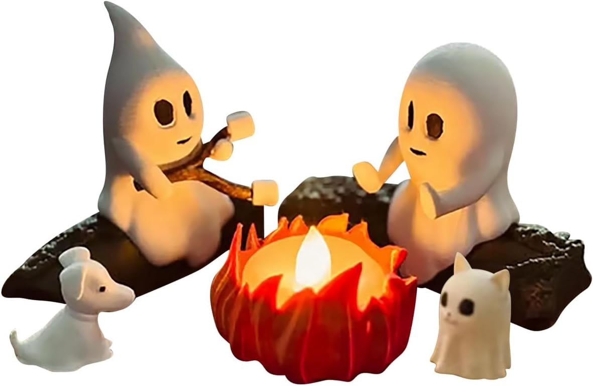 Ghost Campfire Nightlight, Ghost Campfire Flickering Nightlight ...