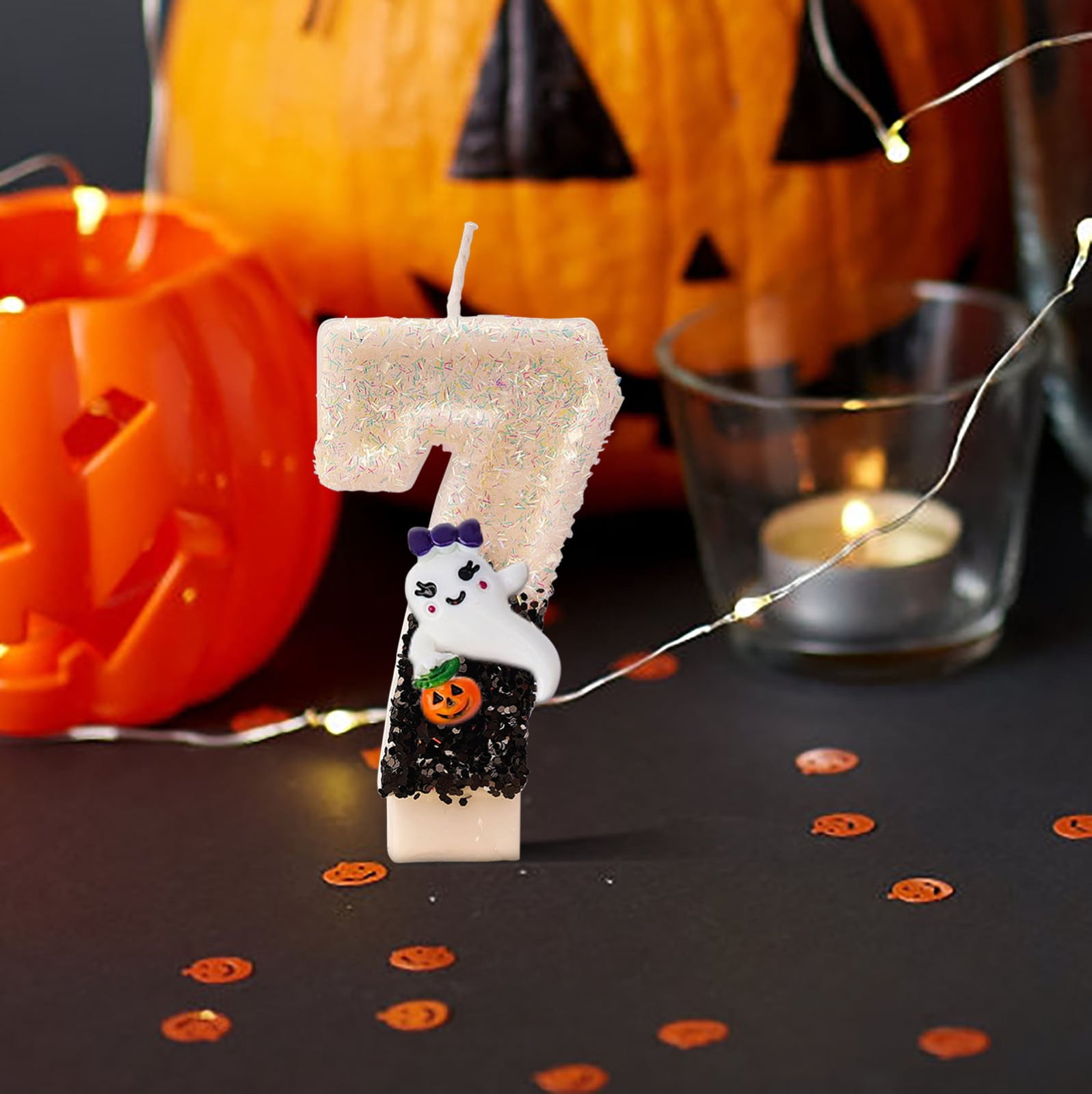 Ghost Candle, Halloween Decoration, Cute Ghost Design Long-Lasting ...