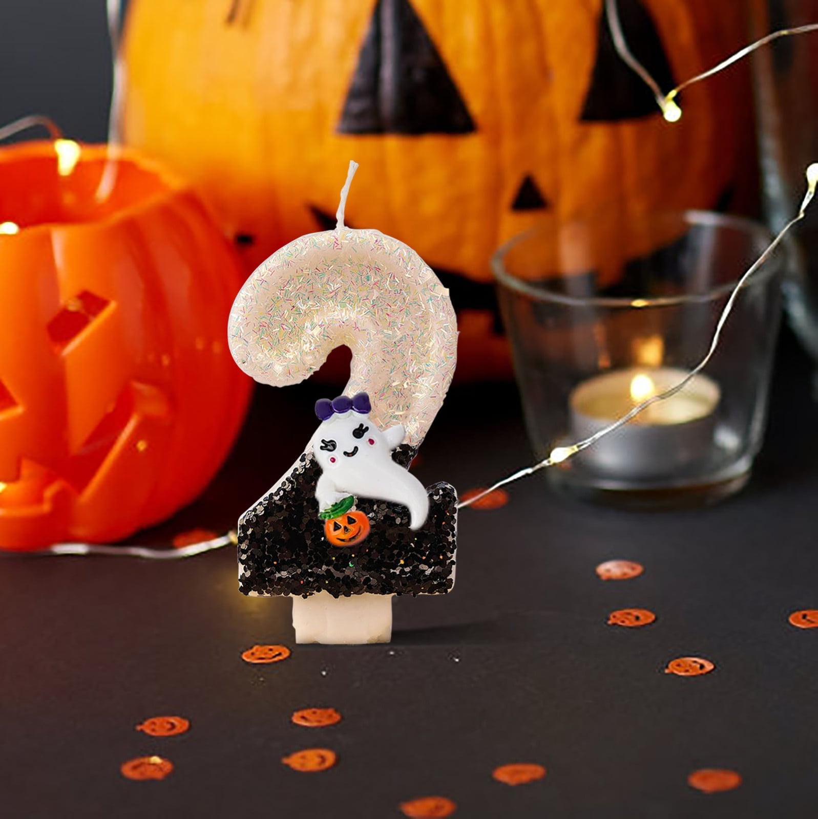 Ghost Candle, Halloween Decoration, Cute Ghost Design Long-Lasting ...