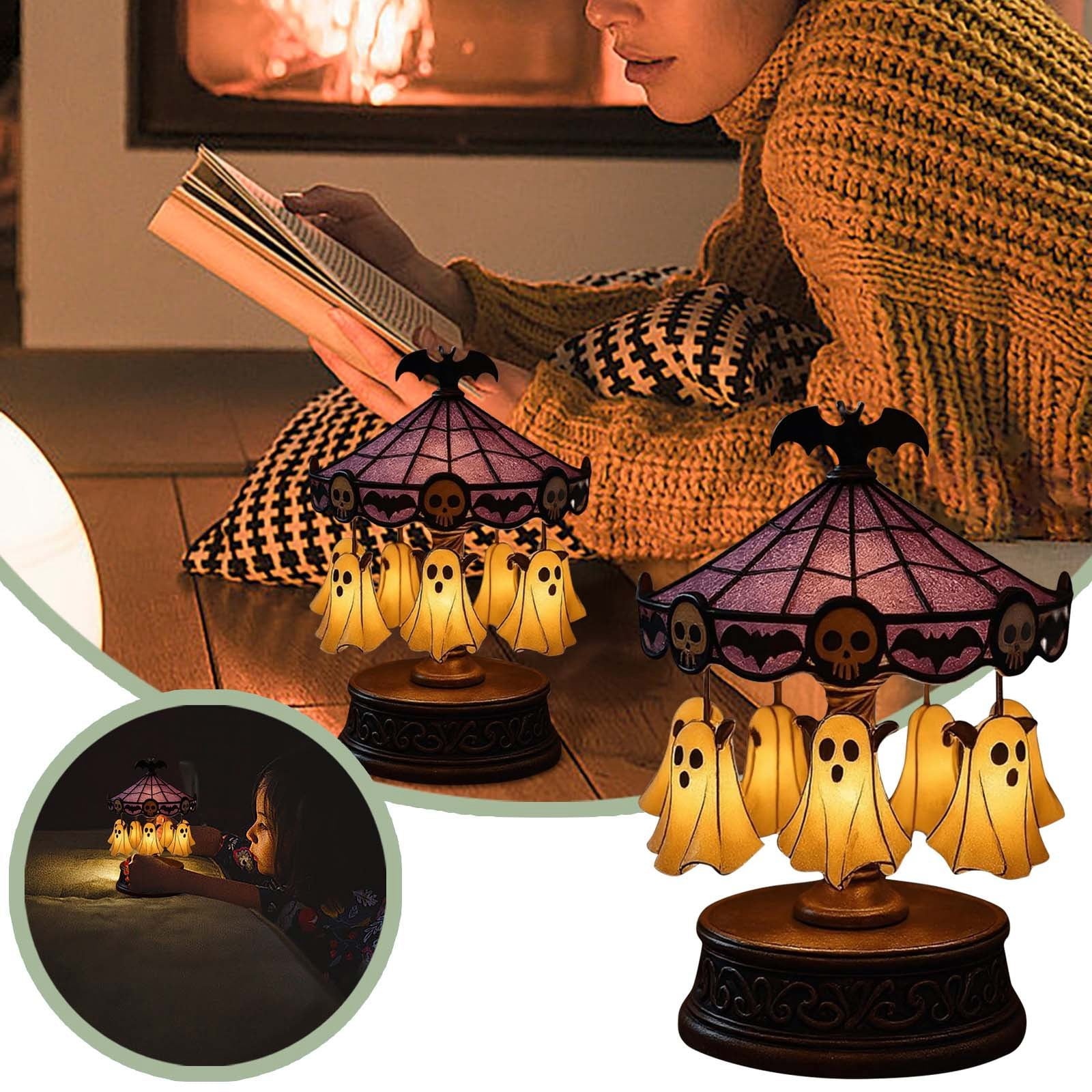 Ghost Carousel Lights, Ghost Night Light Up Kit, Halloween Spooky Ghost ...