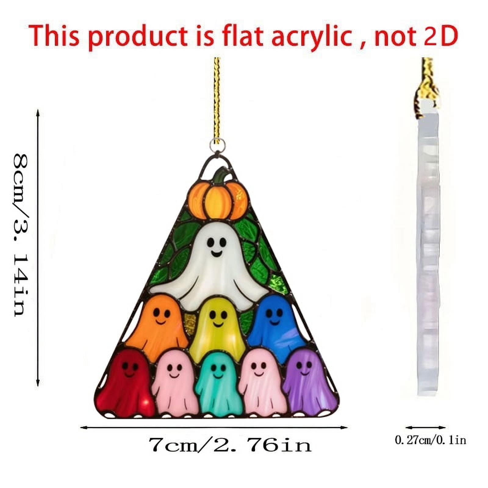 Ghost Catcher Nine Cute Ghost Sun Catchers - Walmart.com