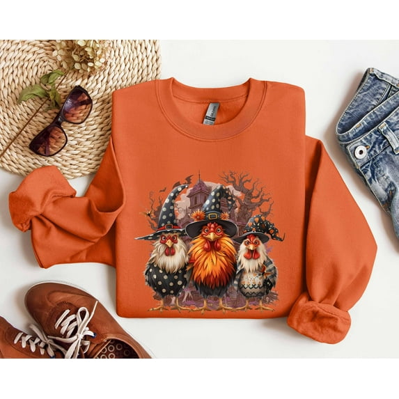 Ghost Chicken T-Shirt, Magic Chicken T-Shirt, Spooky Season Shirt ...