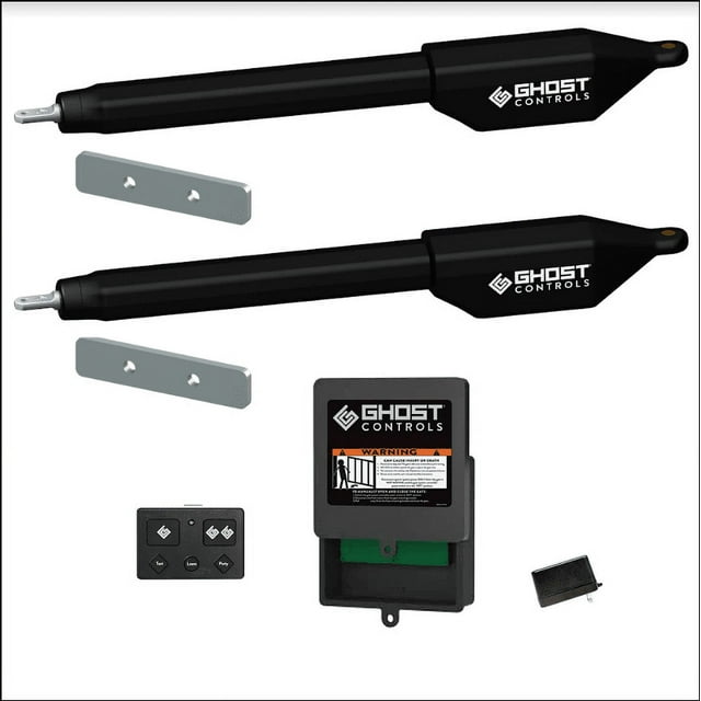 Ghost Controls® HDP2 Automatic Gate Opener Kit for Dual Column Mounted ...