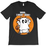 Ghost Cow Moo I Mean Boo Funny Pumpkin Classic Halloween Animal T4786 ...